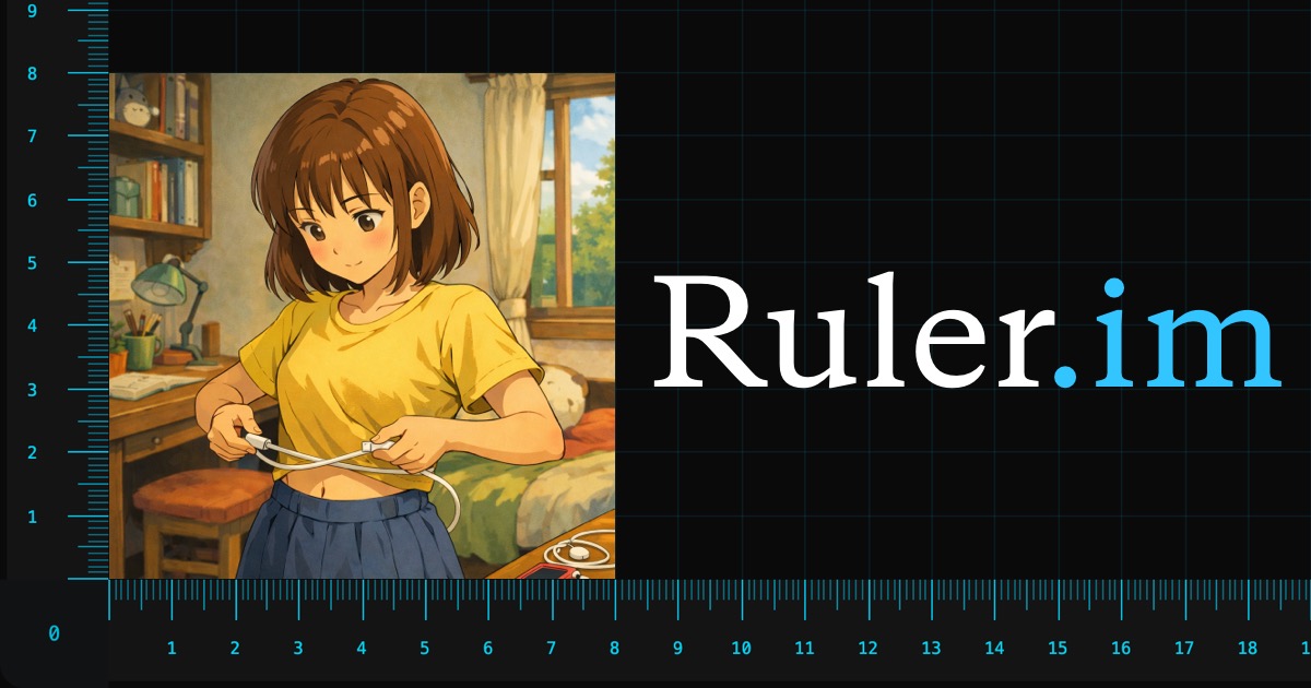 Accurate Online Ruler (cm/mm/inches) — Actual Size on Screen